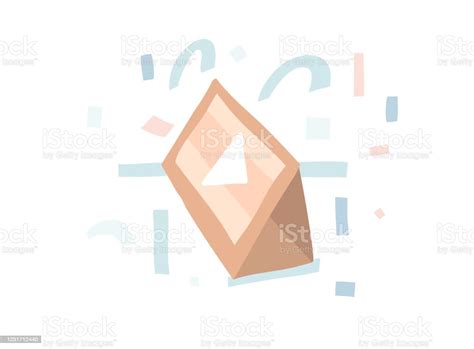 흰색 색상 배경에 분리 된 태블릿 컴퓨터와 손으로 그린 벡터 추상 스톡 플랫 그래픽 그림 Brand Name Online Messaging Platform에 대한 스톡 벡터