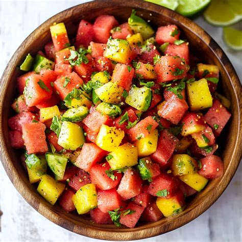 Zesty Watermelon Salad