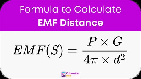 Emf Distance Calculator