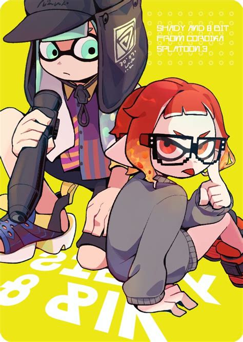 Inkling Player Character Inkling Girl Inkling Babe Bit And Shady Splatoon And More