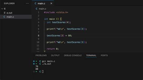 C Programming Tutorial 8 Introduction To Arrays Youtube