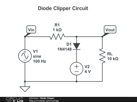 how does a diode clipping circuit work