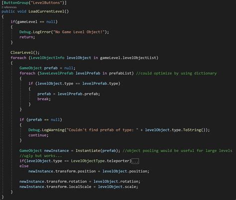 Simple Level Save And Load System Unity Editor — One Wheel Studio