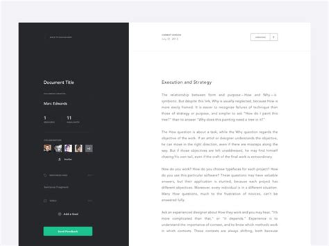 Document Dashboard Design User Interface Design Web Design