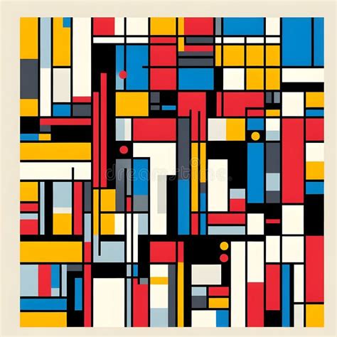 Abstract Geometric Background With Rectangles Vector Illustration Stock Illustration