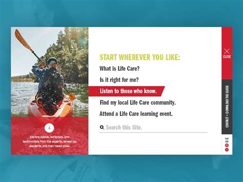 Expandable Menu Menu Design Menu Life Care