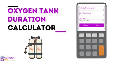 Oxygen Tank Duration Calculator Online