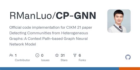 Github Rmanluo Cp Gnn Official Code Implementation For Cikm Paper Detecting Communities