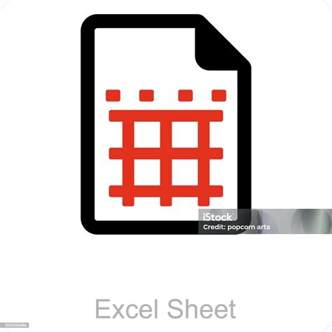 excel sheet stock illustration download image now concepts