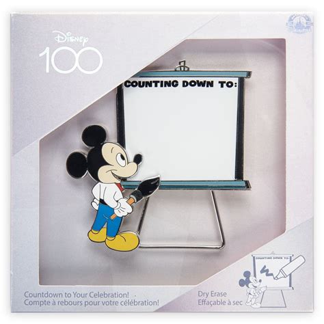 Mickey Mouse Countdown Jumbo Pin Disney100 Released Today Dis