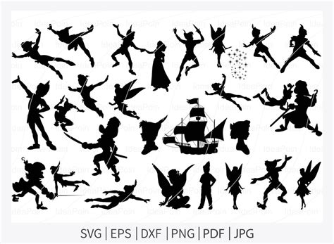 Peter Pan Svg Peter Pan Bundle Svg Peter Pan Cut File Peter Pan