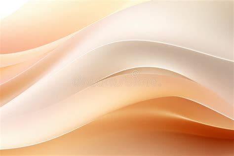 Soft Flowing Waves Of Pastel Colors Create A Serene Atmosphere Stock Illustration Illustration