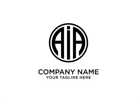 Letter Aia Circle Logo Design Template Graphic By Mlaku Banter · Creative Fabrica