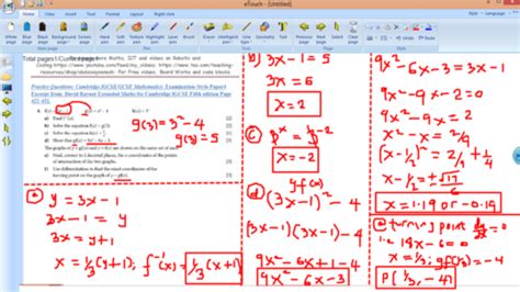 Igcse Maths 0580 Practice Questions 2022 2024 Revised Syllabus Part2