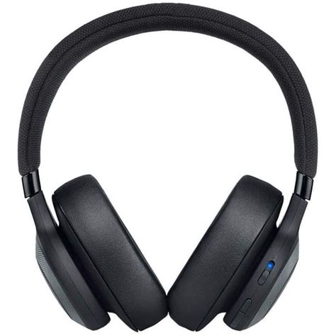Компьютерные беспроводные наушники JBL E65BTNC Black с оголовьем ...