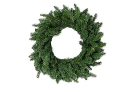 Литий вінок зеленого кольору 60 см — ціна 734 грн у каталозі Штучні