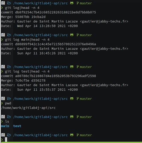is there a api like command git log ？ · issue 682 · gitlab4j gitlab4j