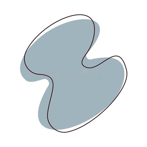 Abstract Gray Blob Shape Icon Stock Illustration Illustration Of Liquid Abstract 363463127