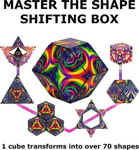 Shashibo Shape Shifting Box Artist Series Confetti Its All A T