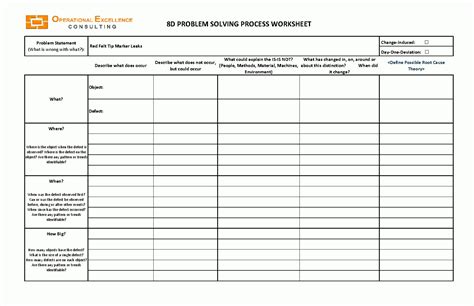 8d Problem Solving Format