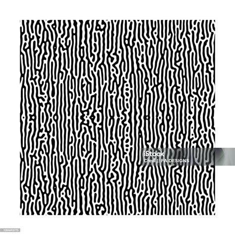 미로 또는 산호 패턴과 유사한 반응 확산 시스템에 의한 원활한 반응 확산 또는 튜링 패턴 벡터 설계 유기 및 생물학적 화학 반응 패턴 곡선에 대한 스톡 벡터 아트 및 기타