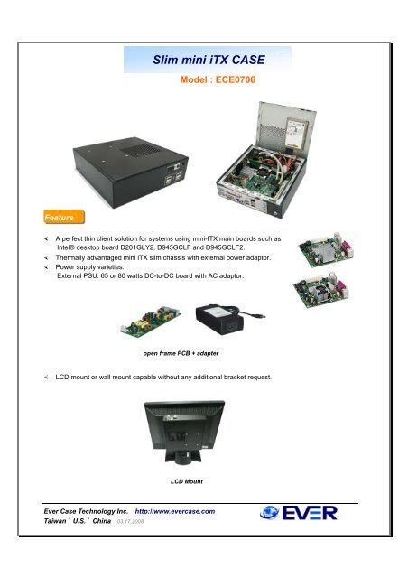 Slim Mini Itx Case Evercase