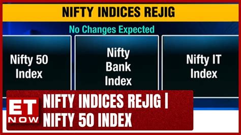 Nifty Indices Rejig Overview Of Nifty 50 Index Nifty Bank Index And Nifty It Index Et Now