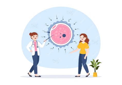 Premium Vector Fertility Clinic On Infertility Treatment For Couples