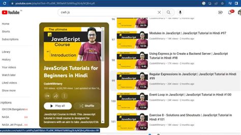 Harsh Maurya On Linkedin Day31of100daysofcode Codewithharry Javascript Consistency