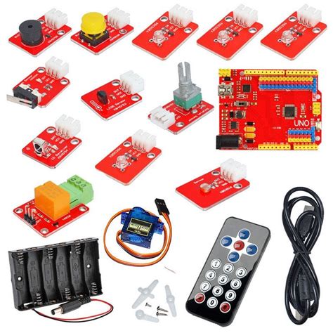 Kit de Bloques Electrónicos Compatible Arduino PcComponentes com