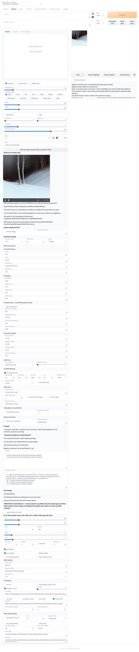 GitHub - trainmachines/deforum-for-automatic1111-webui: Deforum ...