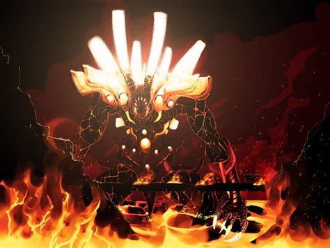 30 Blazing Fire Colossus Illustrations For Inspiration Naldz Graphics