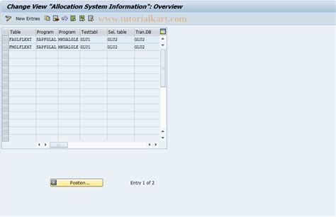 GLGCA5 SAP Tcode Flexible G L Table Information Transaction Code