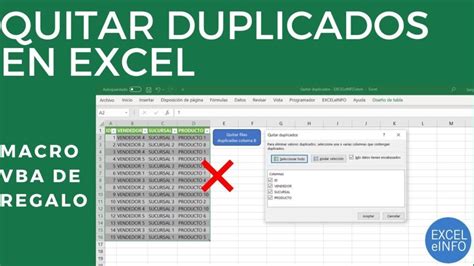 Buscar Datos Duplicados En Una Columna De Excel Con Vba Recursos Excel