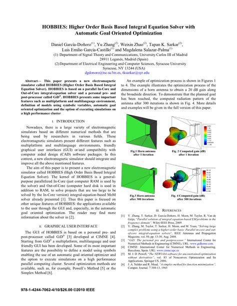 Pdf Hobbies Higher Order Basis Based Integral Equation Solver With Automatic Goal Oriented