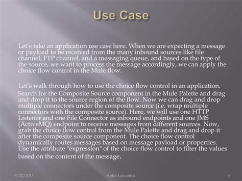 Content Based Routing Using Mule Choice Flow Control Ppt