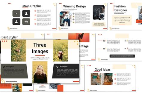 Woman Stylish Powepoint Template Incl Agency And Business Envato