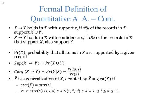 Ppt Mining Quantitative Association Rules In Large Relational