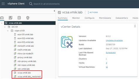 Backing Up And Restoring Vmware Vcenter Server Part 2 Veeam Backup