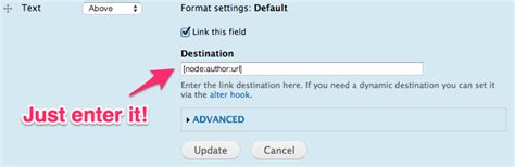 linked field