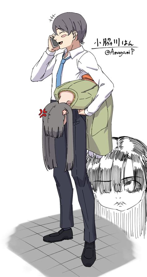 Producer And Kobayakawa Sae Idolmaster And More Drawn By Amagamip Danbooru