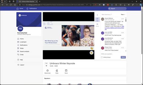 Loving Umbracos Winter Keynote—great To See So Much Representation