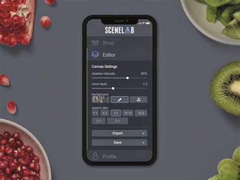 scenelab editor widget widget widget design editor