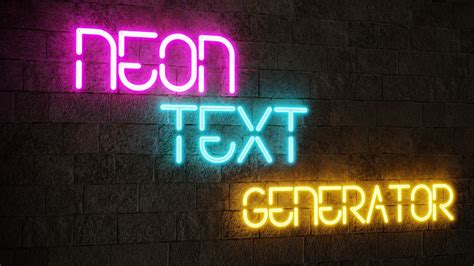 Neon Text Generator Geometry Nodes Superhive Formerly Blender Market