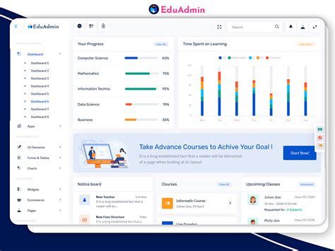 Lms Learning Management System Portal Dashboard By Dipesh Patel 🚀 On