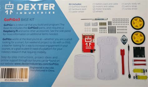 Dexter GoPiGo Raspberry Pi Robot Kit For STEM Learning