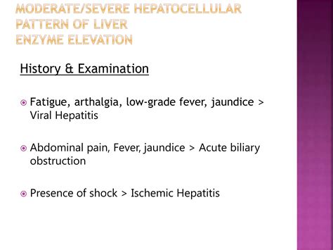 Evaluation Of Liver Enzyme Elevation Pptx