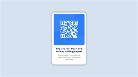 Frontend Mentor Qr Component Using Scss Coding Challenge Solution