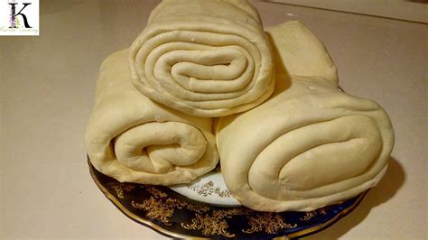 Շերտավոր խմոր առանց ձվի Слоеное тесто без яиц Youtube