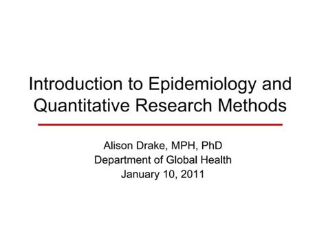 2 Epidemiology1 Basics Pdf